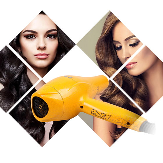 ENZO HAIR DRYER EN-111 YELLOW – drahmedelezaby