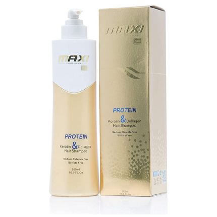 Maxi Gold Shampoo With Keratin 500ml – drahmedelezaby
