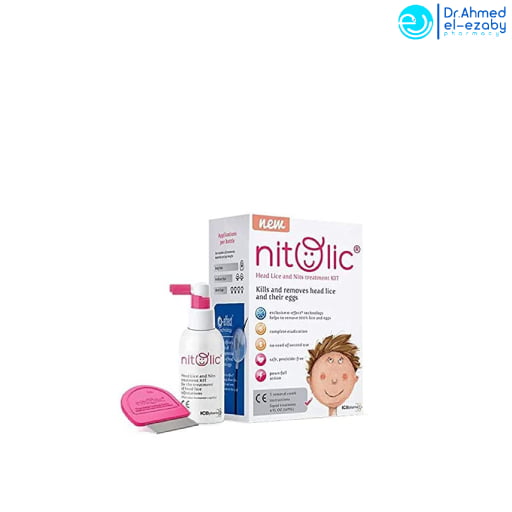 Nitolic - therapeutic for head lice and nitic -50 ml | Drahmedelezaby