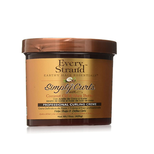 Every Strand Simply Curls Coco Oil/Shea Curl Creme, 15 Ounce ...