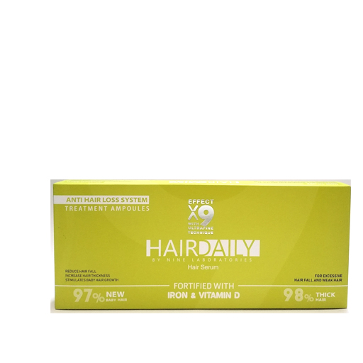 Hair Daily Go Thick Vials 5 Vials ×15 ml – drahmedelezaby