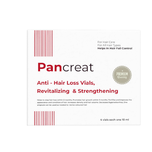PANCREAT ANTI HAIR LOSS VIALS 4x10ML – drahmedelezaby