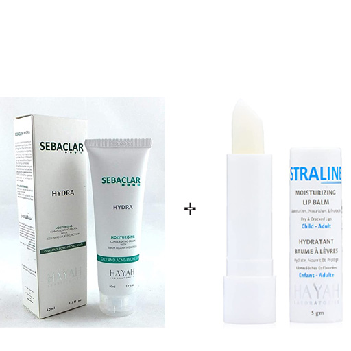HAYAH SEBACLAR hydra 50 ML+ straline lip balm – drahmedelezaby