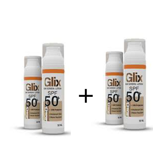 Glix Sun Screen Lotion 200 ml 1 + 1 offer – drahmedelezaby