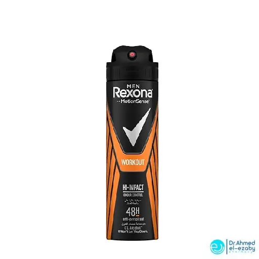 Rexona Men Antiperspirant Deodorant Workout Spray 150ML - Drahmedelezaby