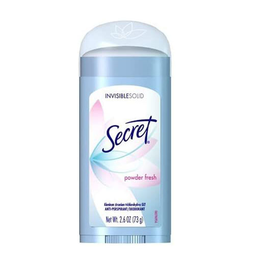Secret Deodorant Anti-Perspirant Invisible Solid Powder Fresh 73g ...