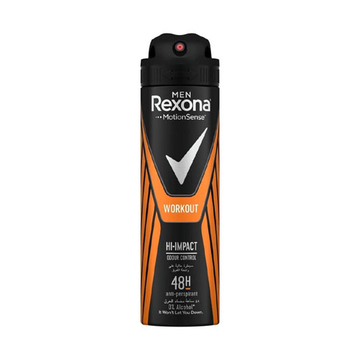 Rexona Men Antiperspirant Deodorant Workout Spray 150ML – drahmedelezaby