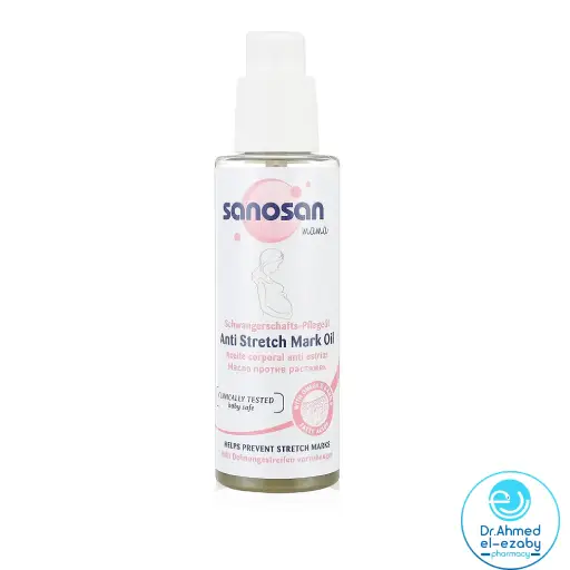 Sanosan Anti Stretch Mark Oil - 100 ml - Drahmedelezaby