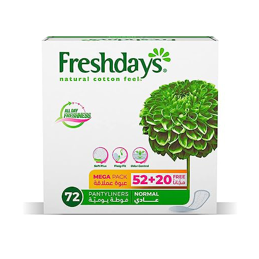 Freshdays Sanitary Napkins, 72 Pieces – drahmedelezaby