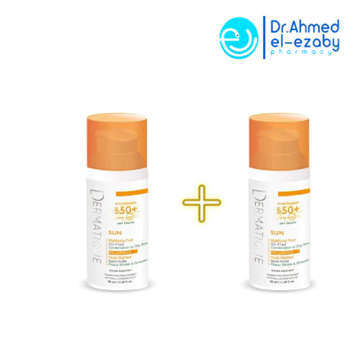 Dermatique mattifying fluid 50ml 1+1 offer – drahmedelezaby