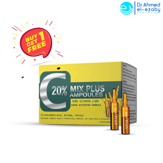 C MIX PLUS 10 AMPOULES 1+1 FREE – drahmedelezaby