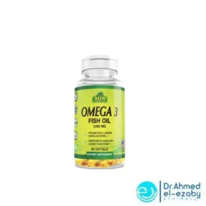 Alfa omega 3 Fish Oil 1000mg 60 softgels | Drahmedelezaby