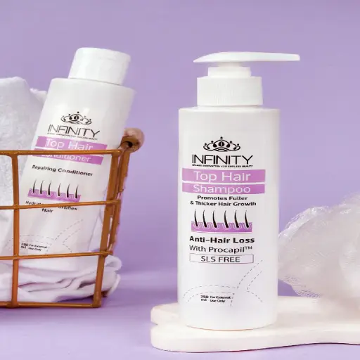 Infinity Top Hair Shampoo – Hair Loss Treatment 250ml - Dr Ahmed Elezaby